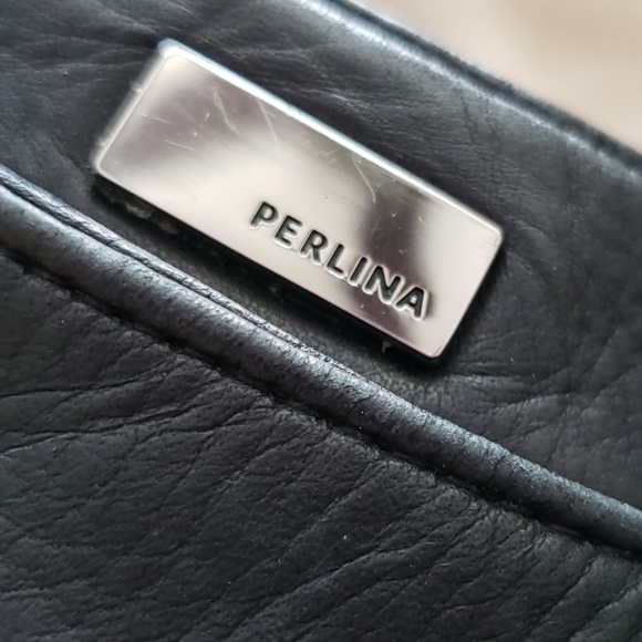 Perlina | Bags | Perlina Black Leather Purse | Poshmark